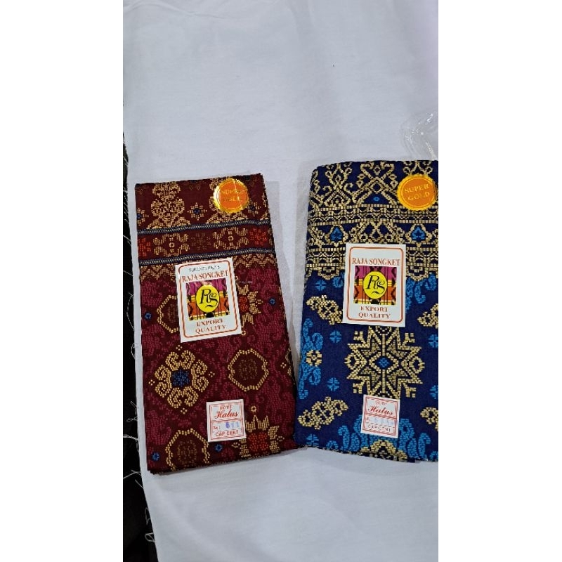 Jual SARUNG RAJA SONGKET / Sarung Tenun Palembang Original | Shopee ...
