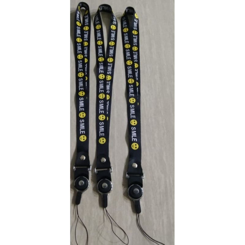Jual Tali Handphone Smile Hitam Jual Perpcs | Shopee Indonesia
