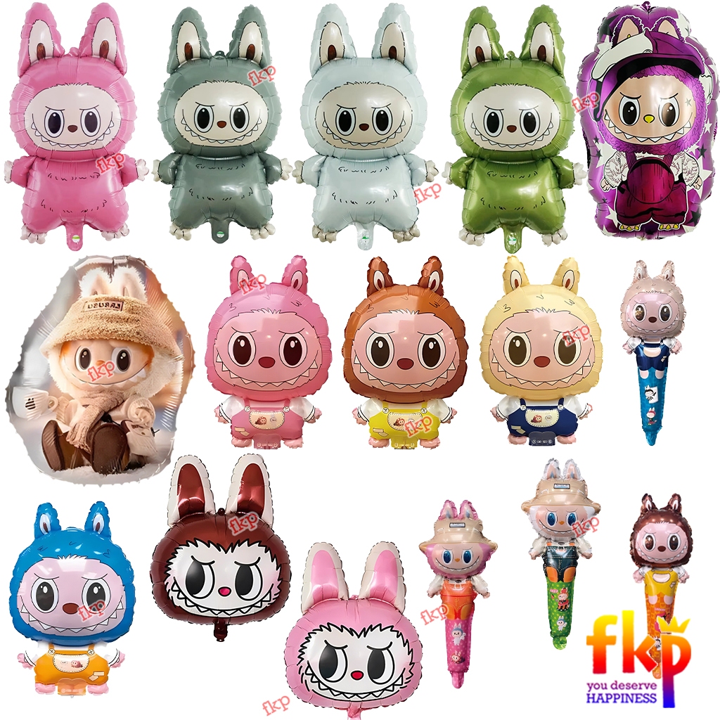 Jual Fun Kids Party Balon Foil Labubu / Balon Jumbo Labubu / Balon ...