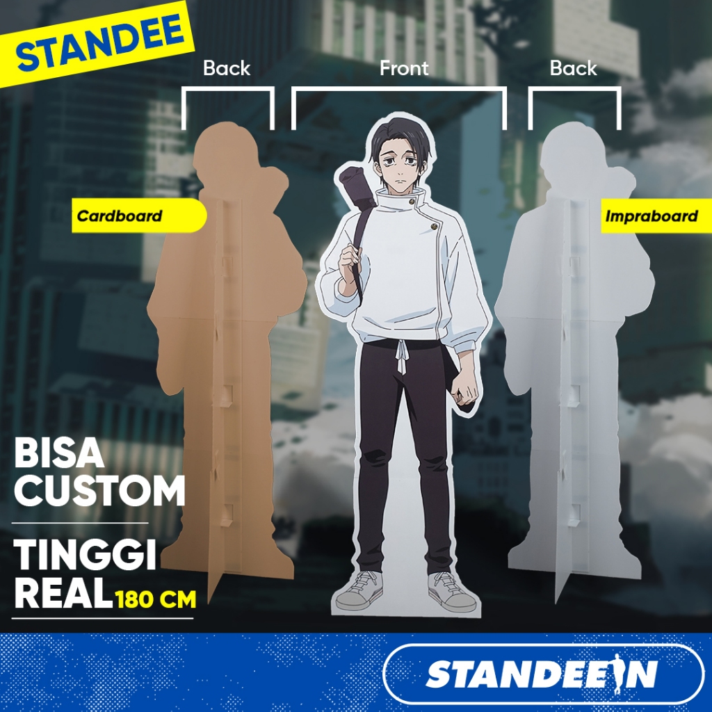 Jual Standee Yuta Okkotsu Jujutsu Kaisen Real Size Bisa Custom Gambar ...