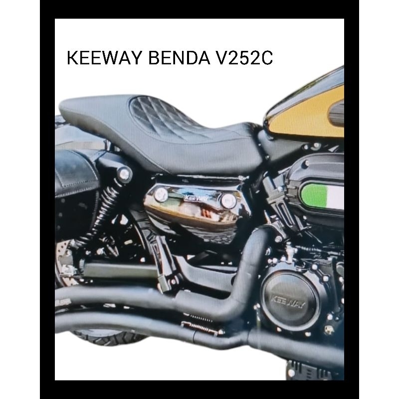 Jual Jok 2 in 1 Keeway Benda 252 warna hitam(lebih panjang dari orinya ...