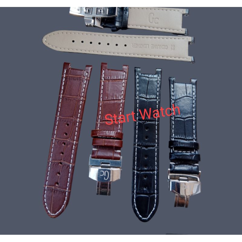 Jual Strap Tali Jam Tangan Guess Collection GC kulit 22MM | Shopee ...