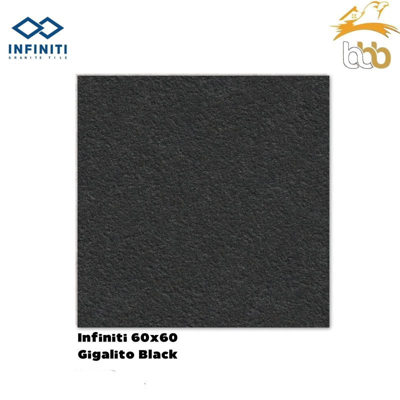 Jual Granit INFINITI 60x60 Gigalito Black | Shopee Indonesia