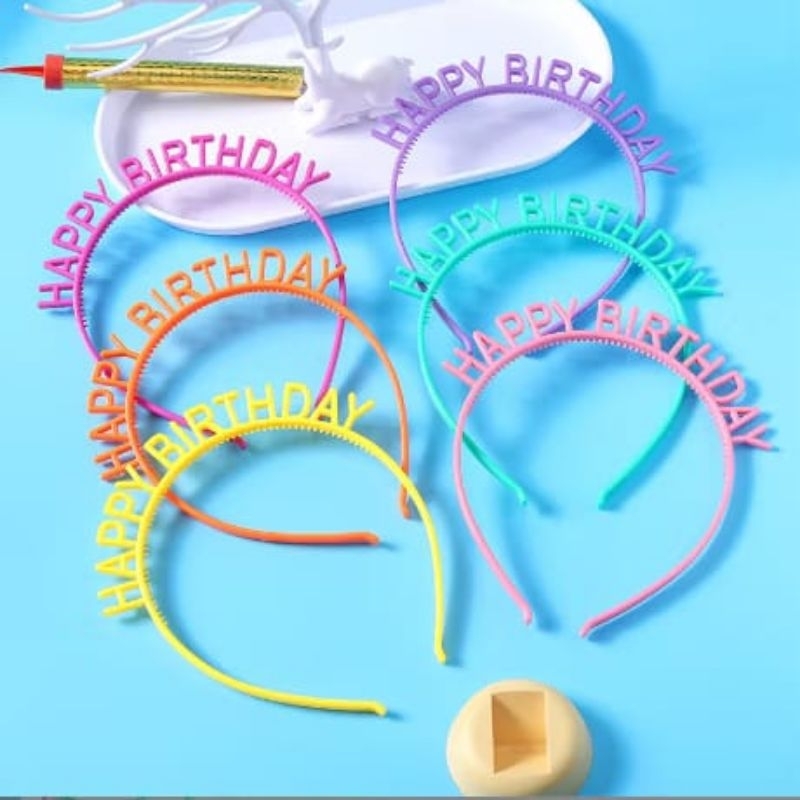 Jual Bando Happy Birthday / Bando Ulang Tahun Desain Happy Birthday ...