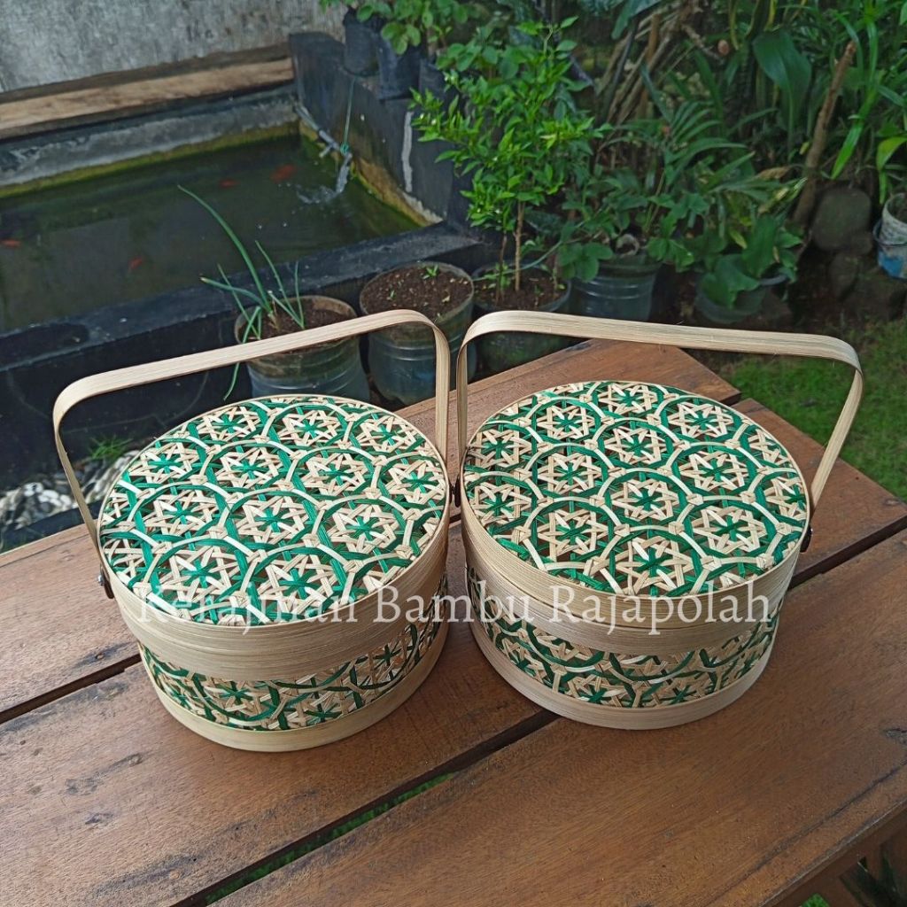 Jual Rantang bambu Laba Bintang/Tenong bambu/Rantang bambu susun ...