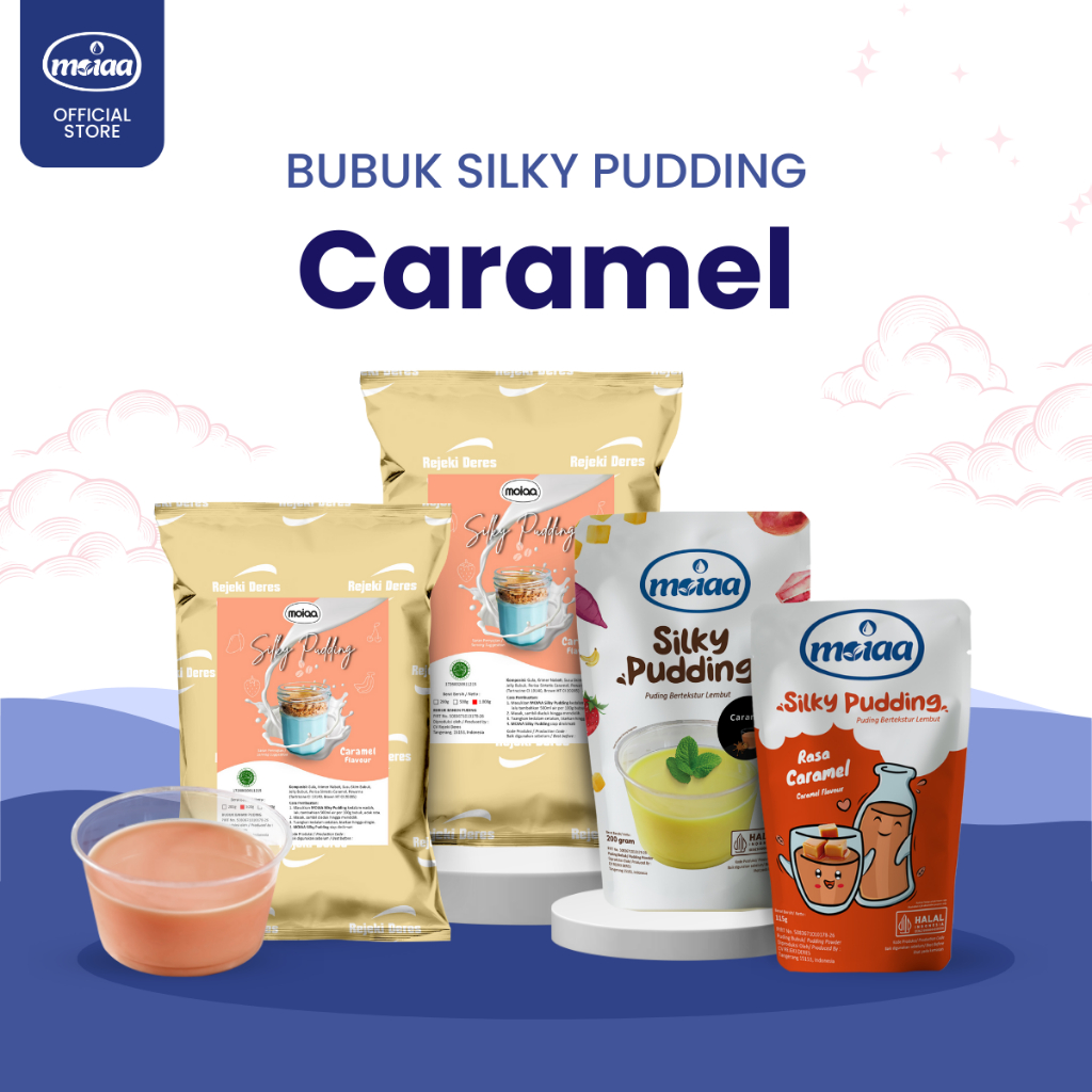 Jual 200 gram Caramel Silky Pudding Powder / Puding Caramel Creamy ...