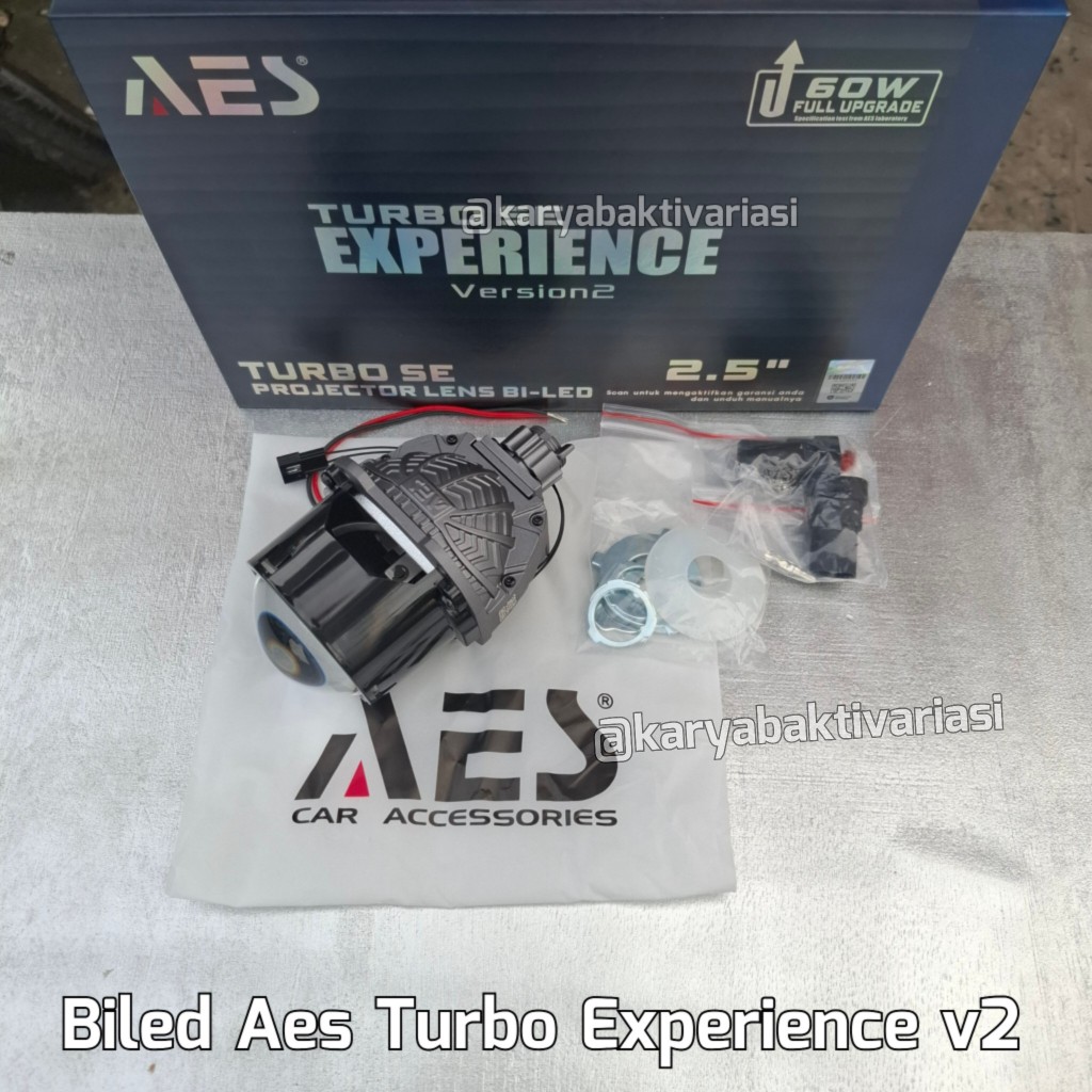 Jual Bi-laser Biled Projector AES Turbo SE Experience V2 2.5 Inch ...