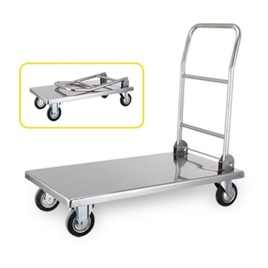 Jual Trolley Barang 500kg full stainless / Hand Truck | Shopee Indonesia