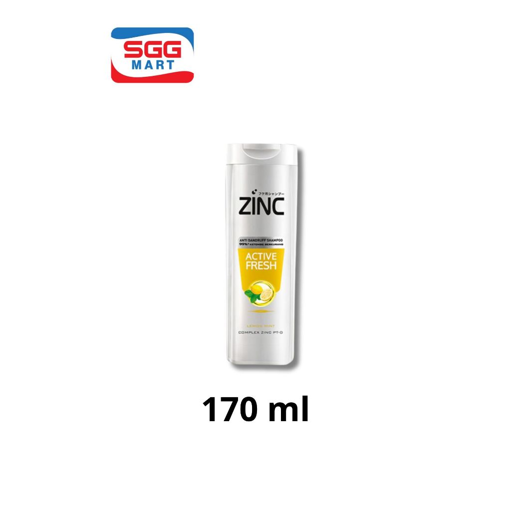Jual Shampoo Zinc Active Fresh Lemon Mint Botol 170ml | Shopee Indonesia