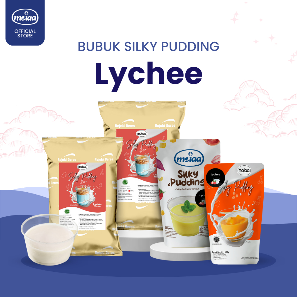 Jual MOIAA - Silky Puding MOIAA Lychee / Puding Leci / Puding Buah ...