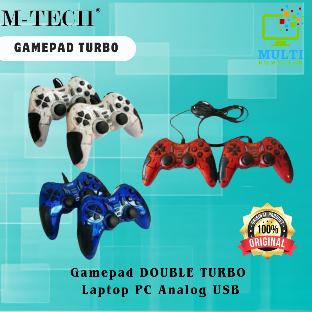 Jual Joystick/Gamepad/Stick PS M-Tech DOUBLE FOR PC | Shopee Indonesia