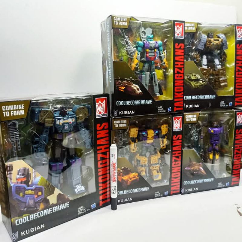 Jual Mainan figure Transformer deception vortex swingle bruticus set ...