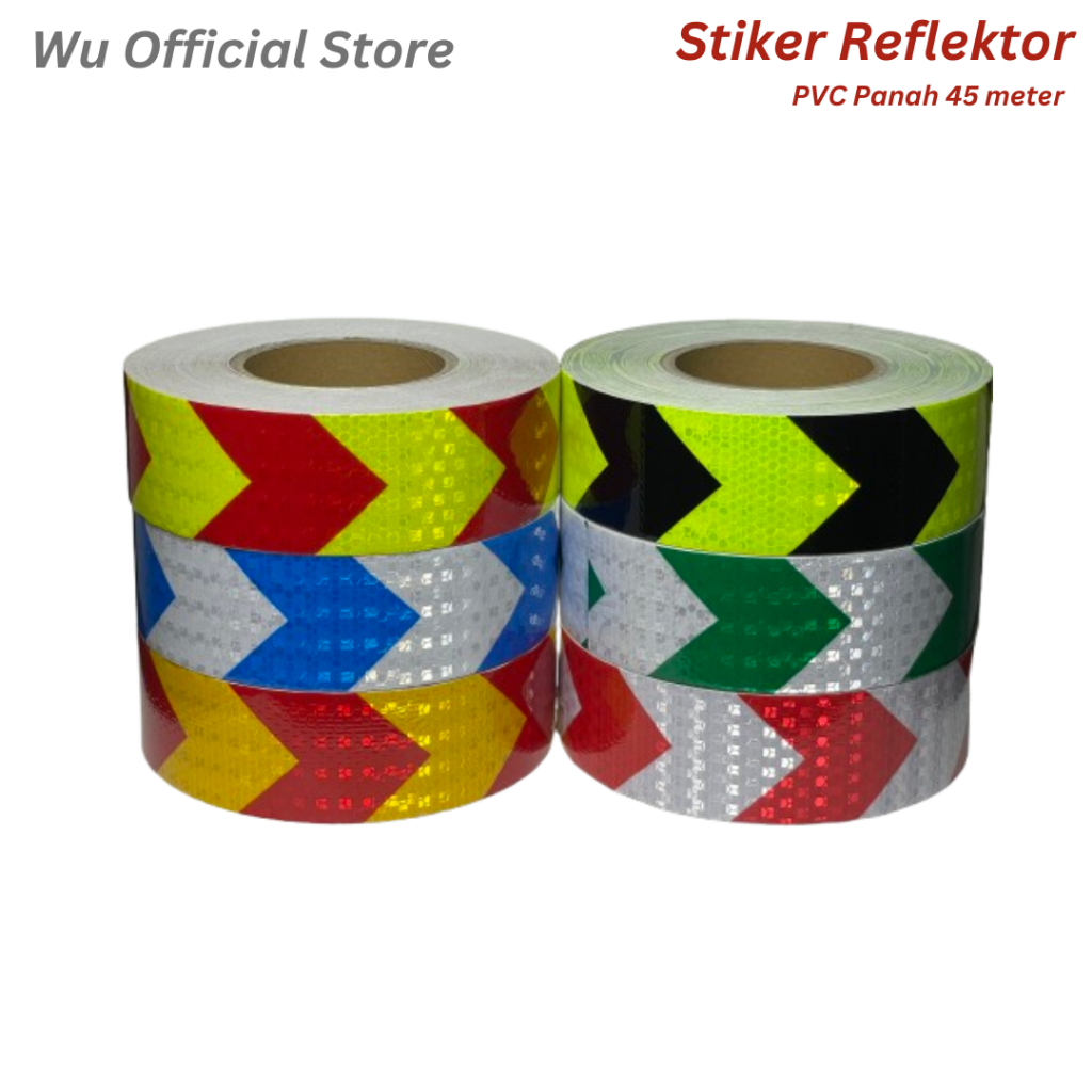 Jual Stiker Reflektor Arrow Pemantul Cahaya motif Panah Mata Kucing ...