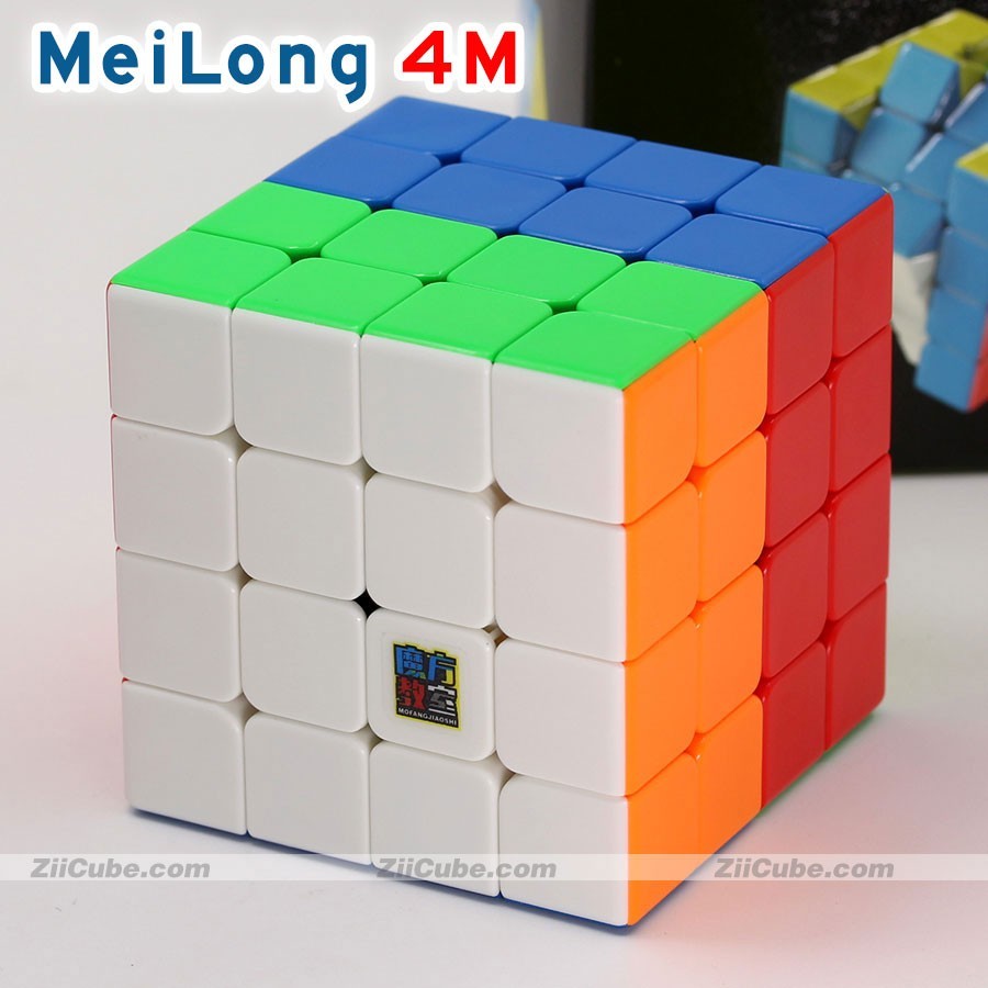 Jual MFJS MeiLong 4X4 M - Cubes Magnetic Stickerless MoYu Mei Long Cube ...