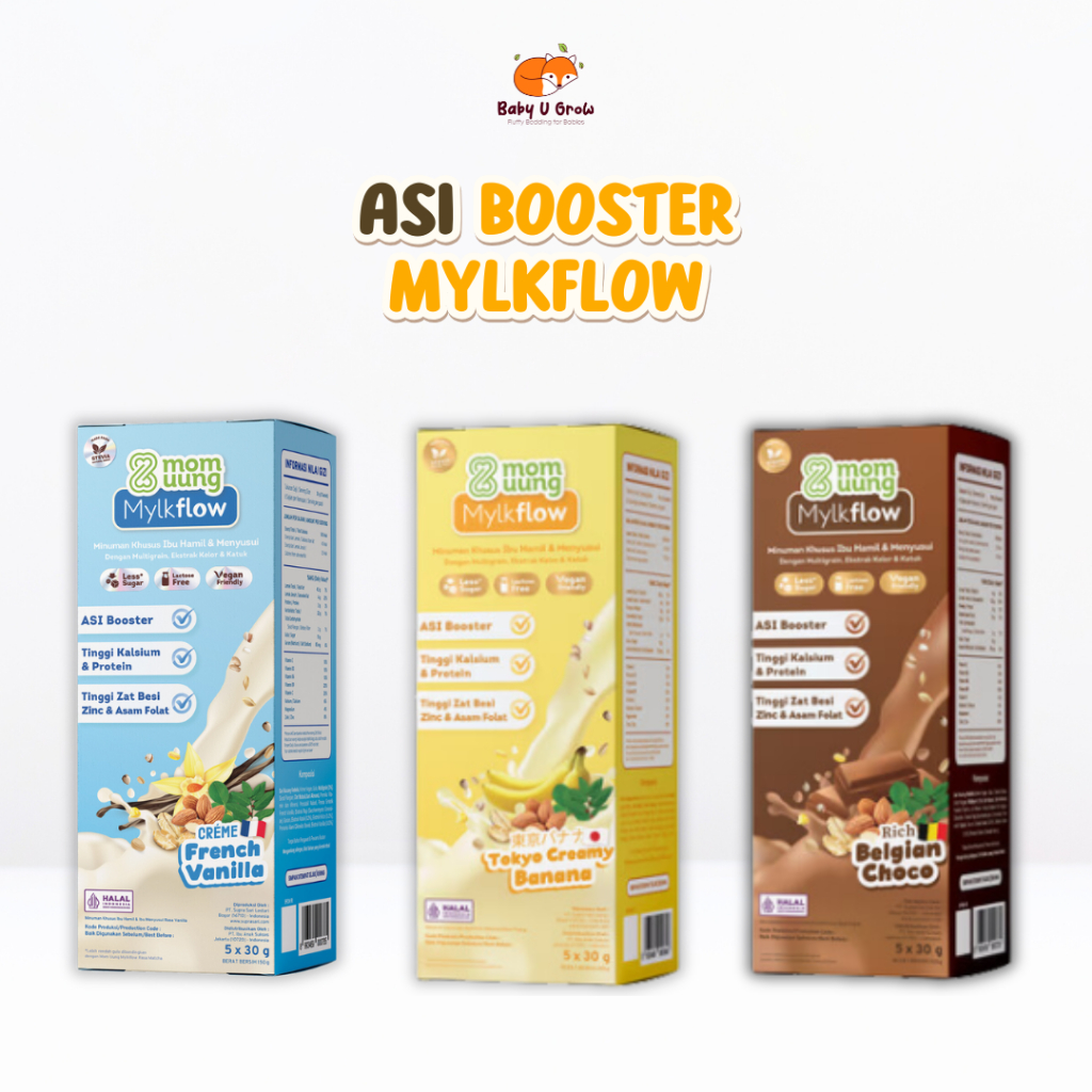 Jual BABY U GROW – Mom Uung Susu Mylkflow ASI Booster - French Vanilla ...