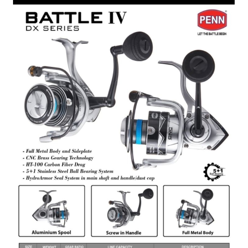Jual REEL PENN BATTLE IV DX | Shopee Indonesia