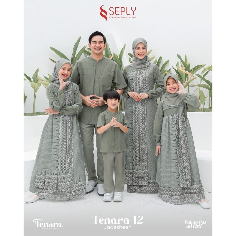 Jual Baju Sarimbit Seply 2025 Tenara 12 Jadesheen. | Shopee Indonesia