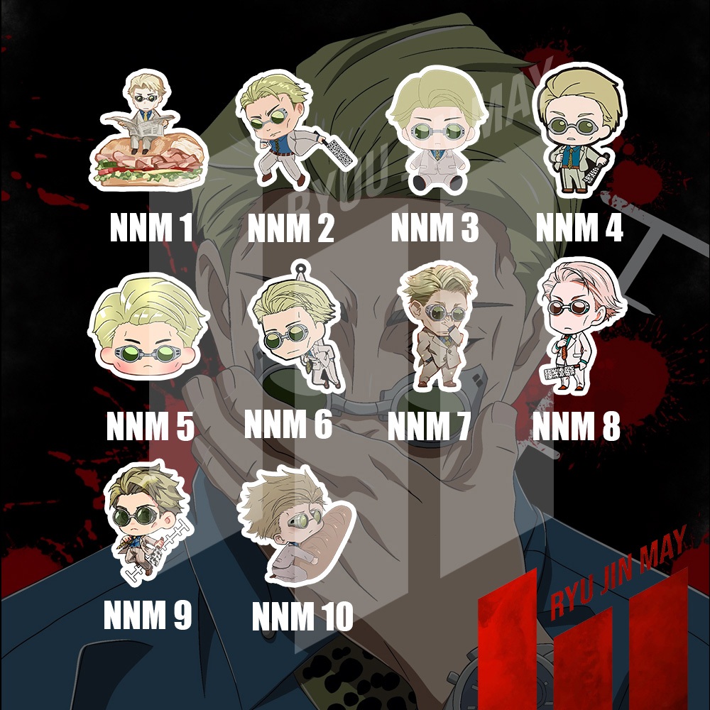 Jual Sticker Anime - Jujutsu Kaisen - Kento Nanami | Shopee Indonesia