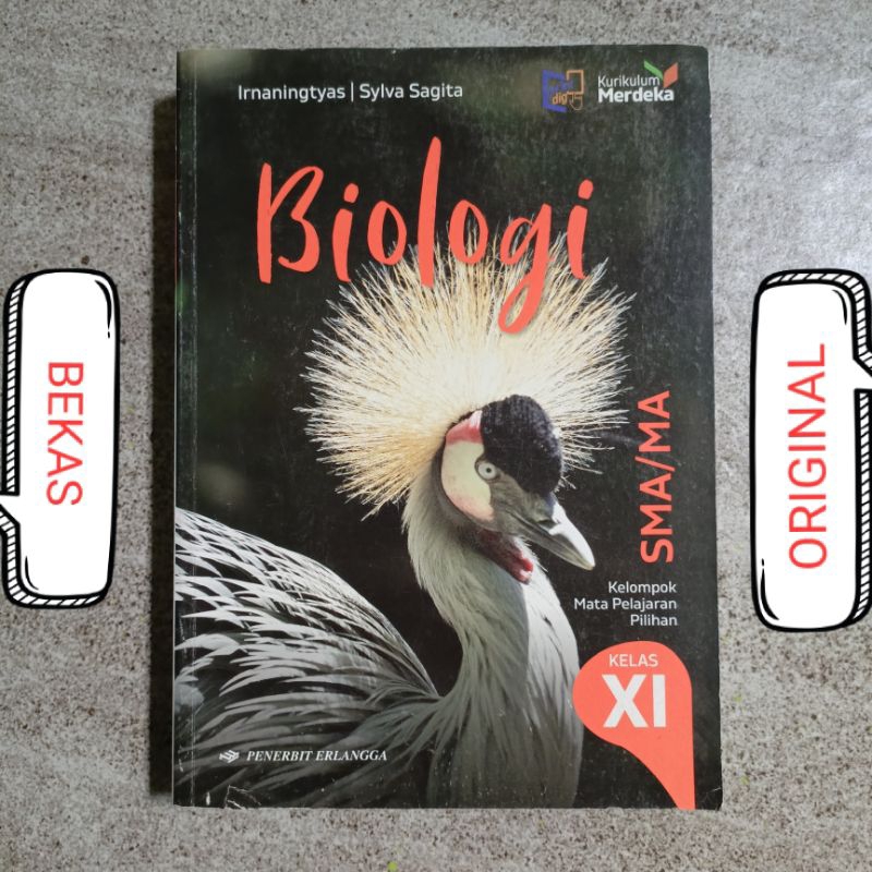 Jual Buku IPA Biologi Kelas 11 XI 2 II SMA MA Penerbit Erlangga Kurikulum Merdeka Kelompok Mata ...