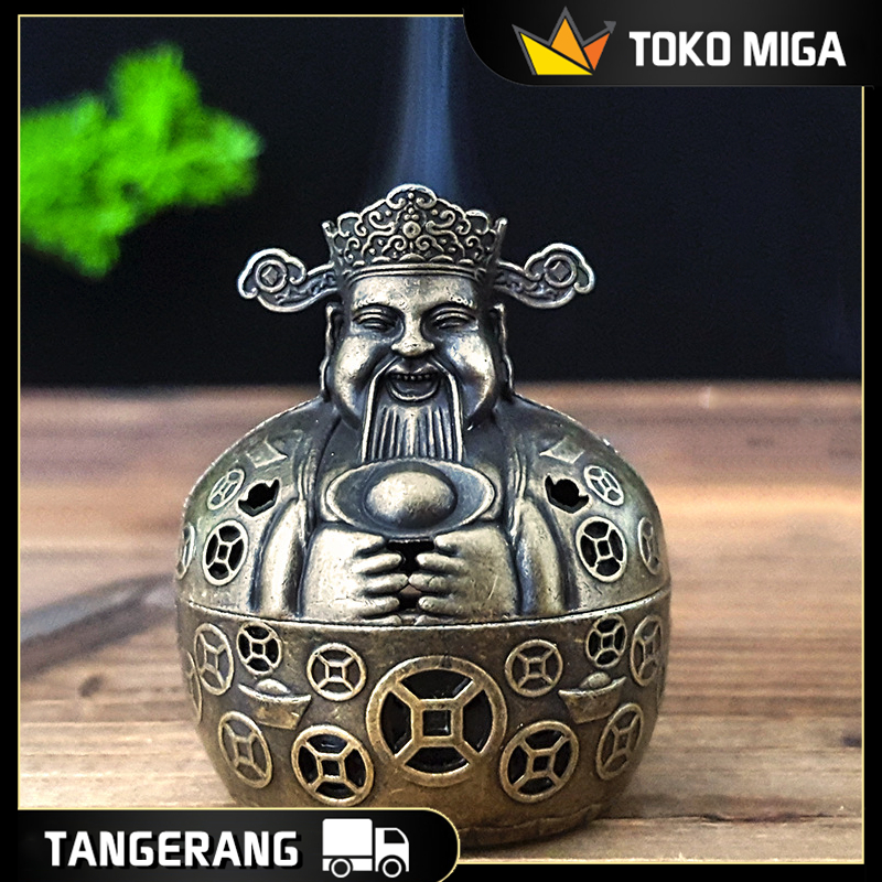 Jual Tempat Pembakaran Dupa Patung Dewa Rejeki Caishen Alat Bakar Dupa ...