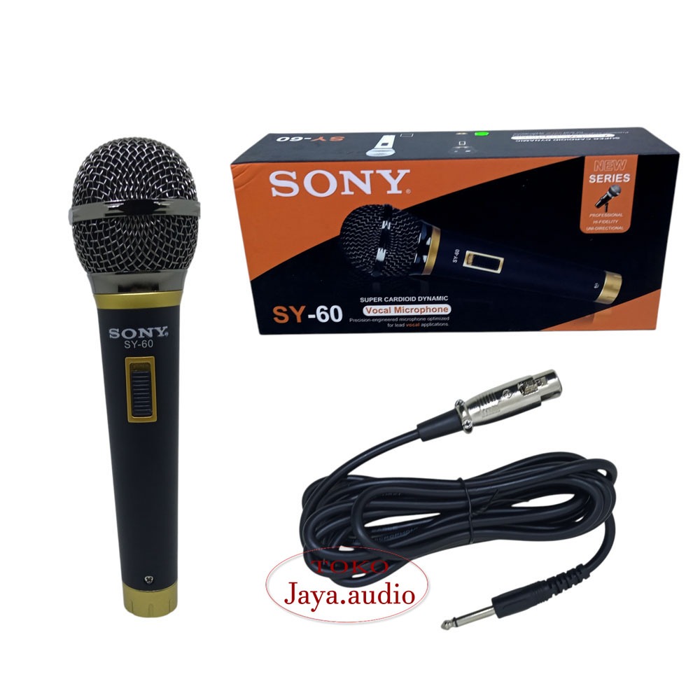 Jual Mik Kabel SONY SY 60 Mik Vokal Murah | Shopee Indonesia