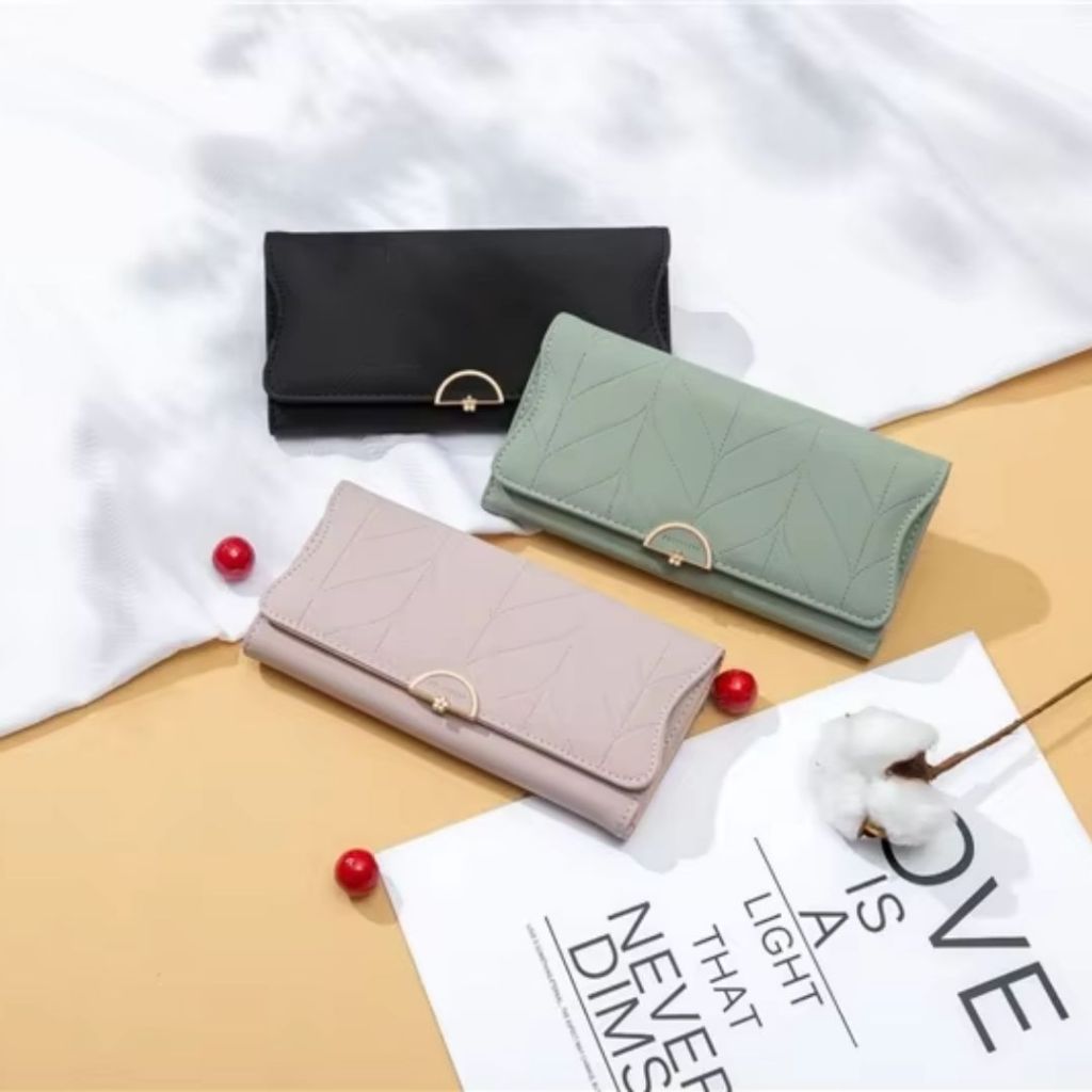 Jual DOMPET LIPAT PANJANG WANITA PESTA PREMIUM KOREA PRETTYZYS ORI ...