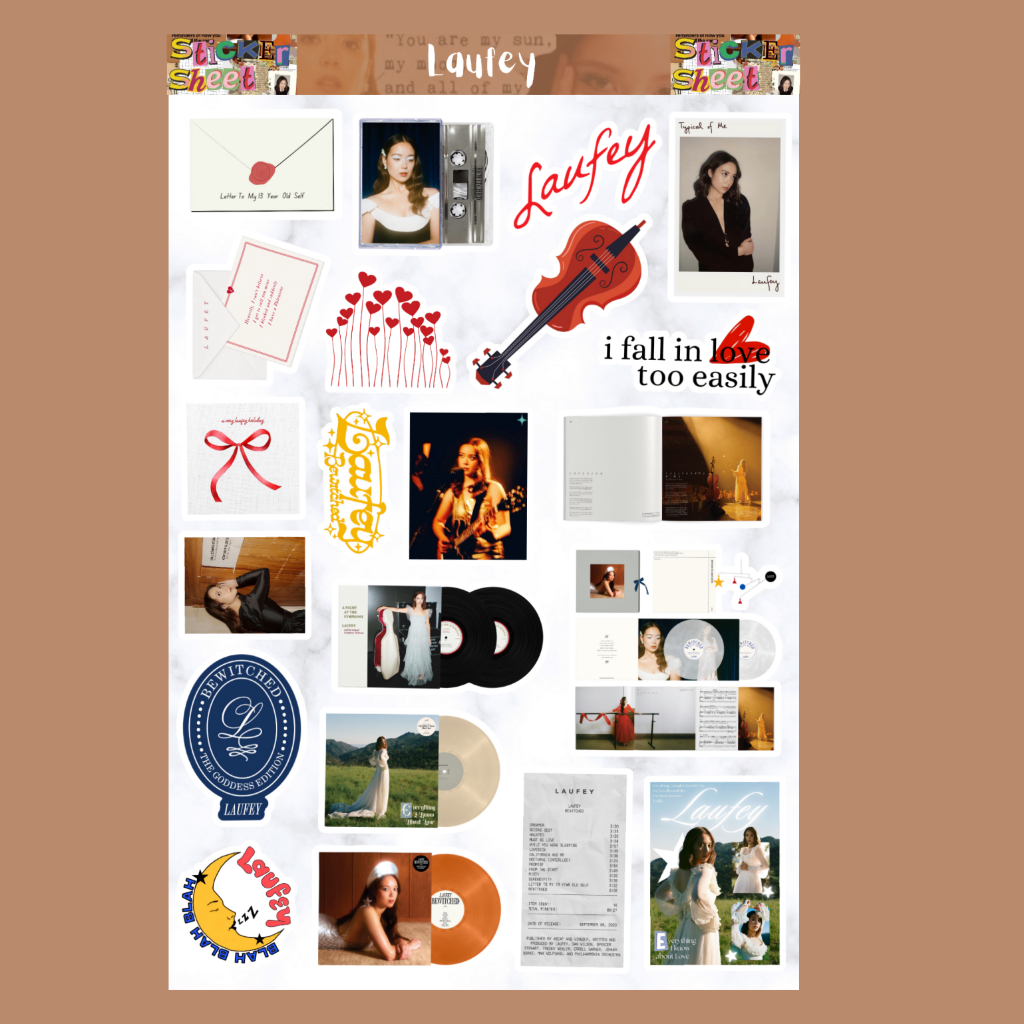 Jual Laufey Sticker Sheet | Shopee Indonesia