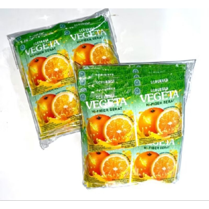 Jual VEGETA SCRUBBER HI- FIBER SERAT 1pack@12pcs | Shopee Indonesia