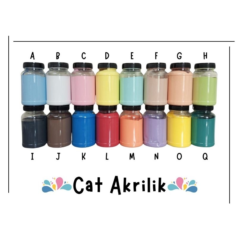 Jual cat akrilik/cat lukis | Shopee Indonesia