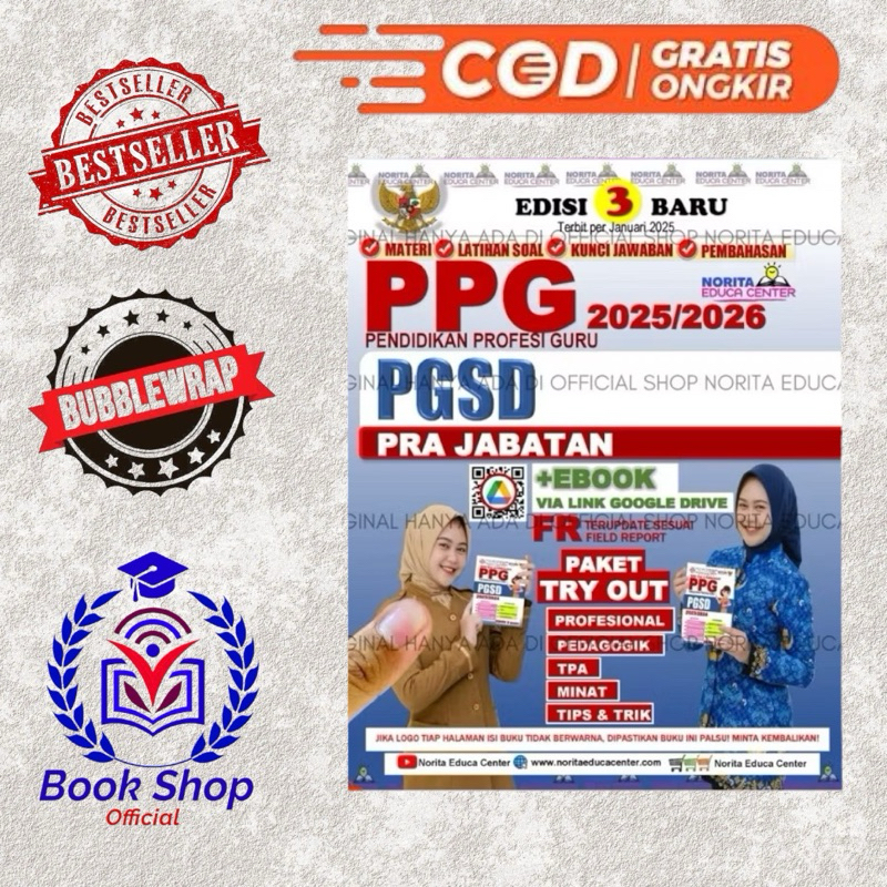Jual BUKU PPG PGSD PRA JABATAN 2025/2026 TERBARU TERUPDATE | Shopee ...