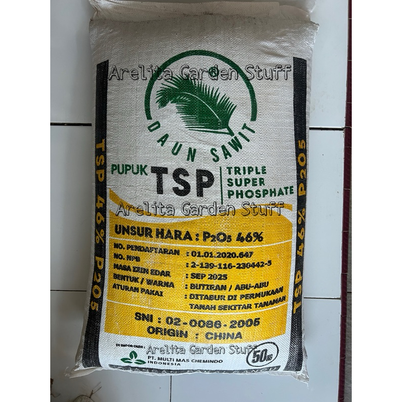 Jual Pupuk TSP Daun Sawit P2O5 46% 50kg Original | Shopee Indonesia