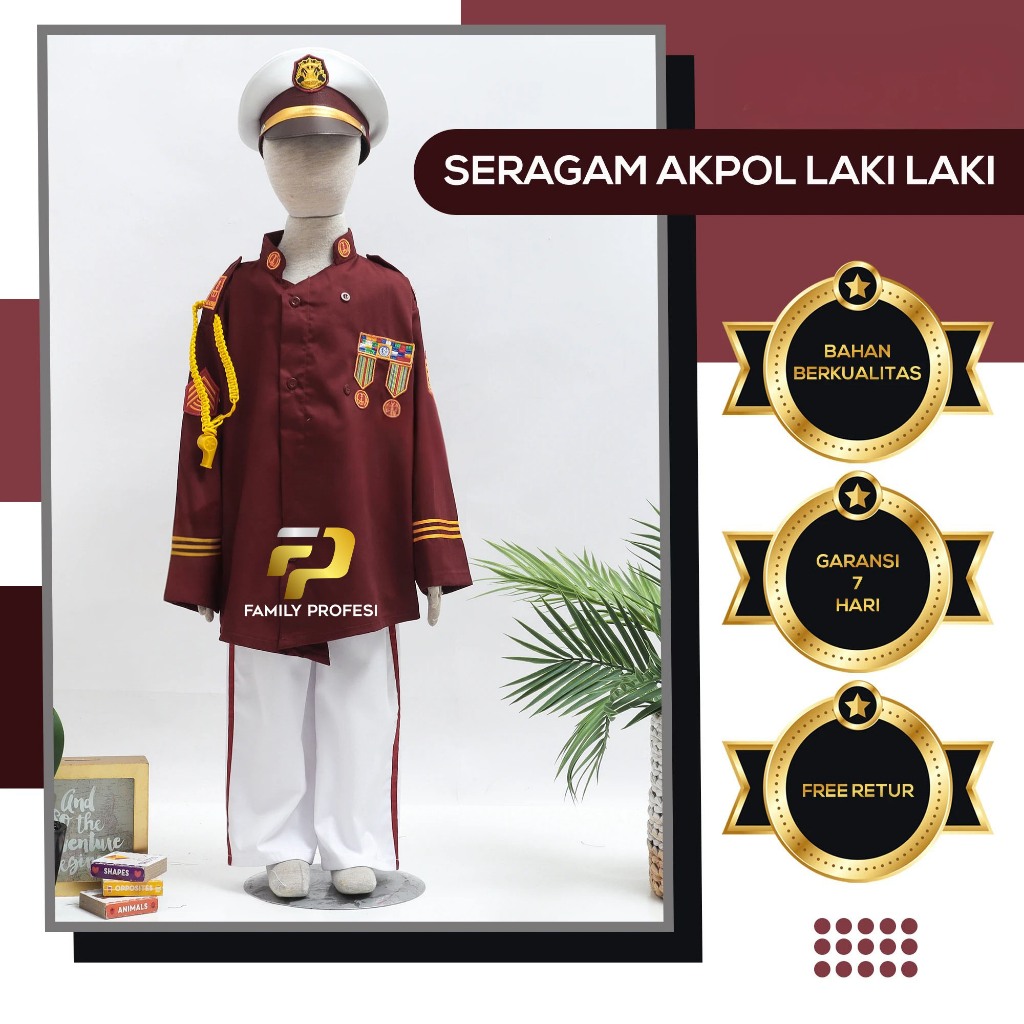 Jual Baju Akpol Anak Laki Laki perempun seragam profesi anak bahan ...