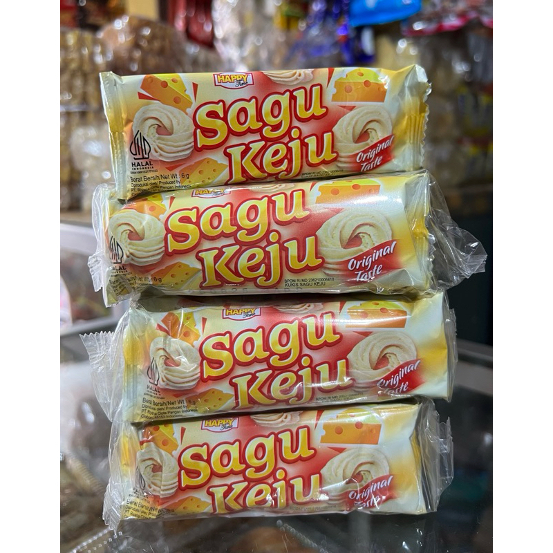 Jual Sagu Keju Happy Time ( 1 Renceng isi 10 pcs ) | Shopee Indonesia