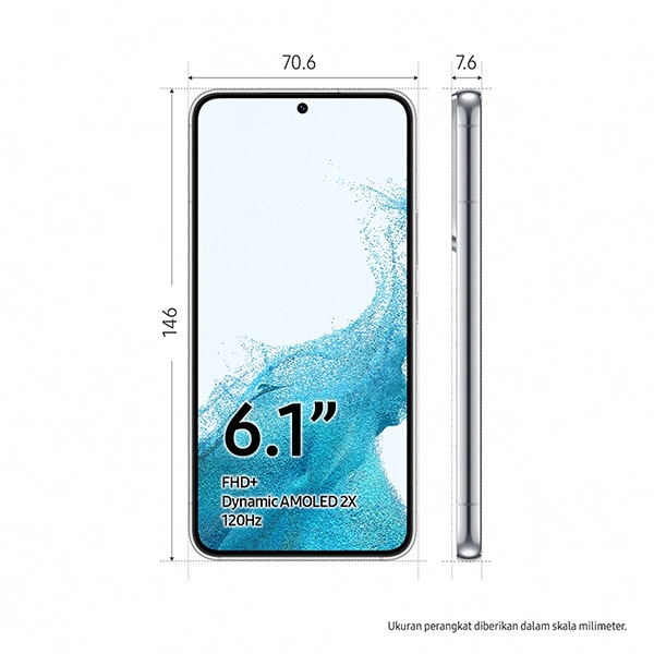 Jual Samsung Galaxy S22 5G 8/128GB - Phantom White | Shopee Indonesia