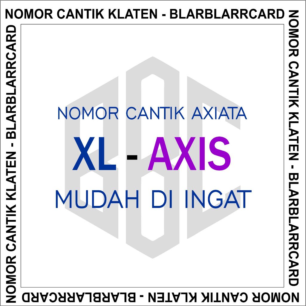 Jual Kartu Perdana Nomor Cantik XL AXIS Prabayar | Shopee Indonesia