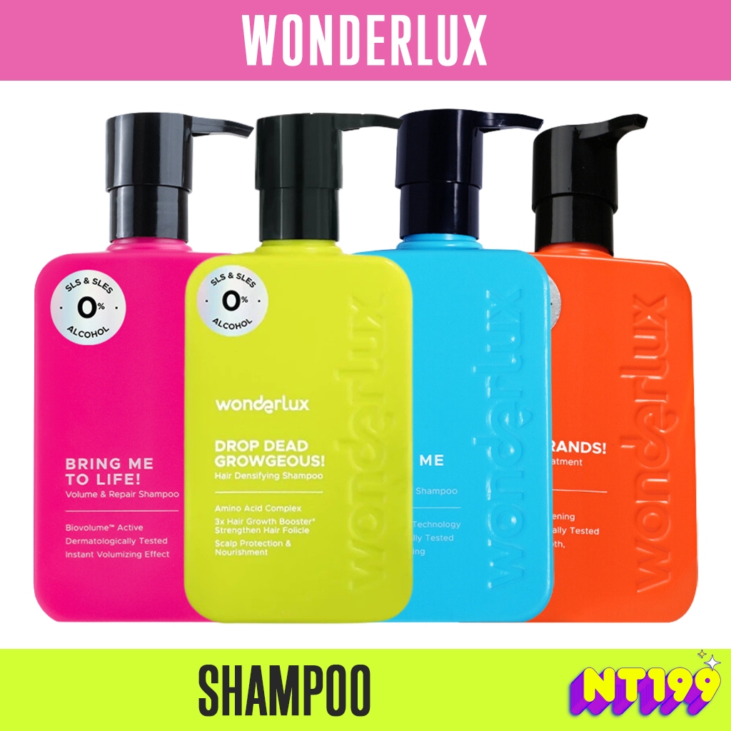 Jual WONDERLUX Shampoo 250ml Perawatan Rambut Rontok Rusak Bercabang ...