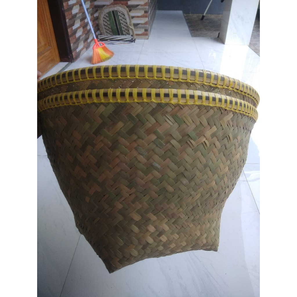 Jual Cepon Boboko Bambu Wadah Nasi Cuci Beras Tidak Pakai Soko/Kaki ...