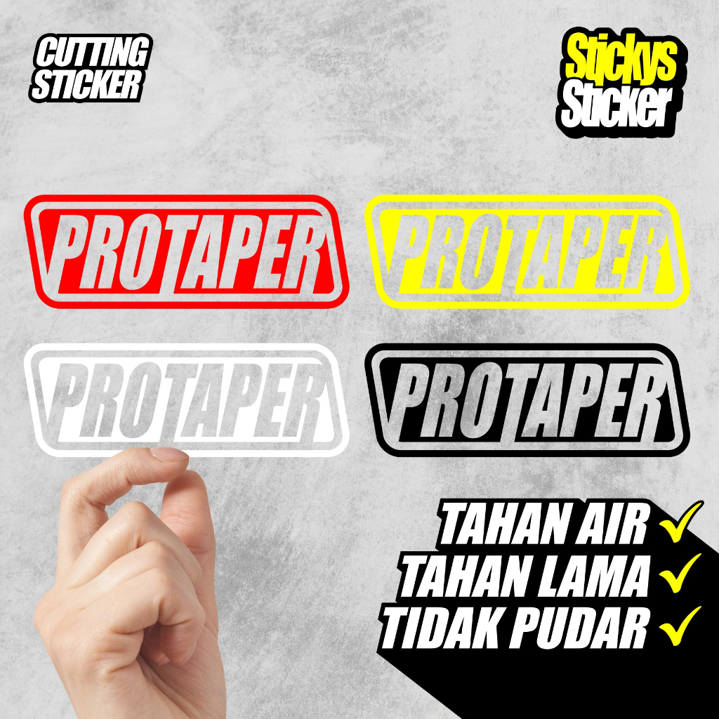 Jual Sticker PROTAPER cutting sticker PROTAPER 6 pilihan warna dan ...