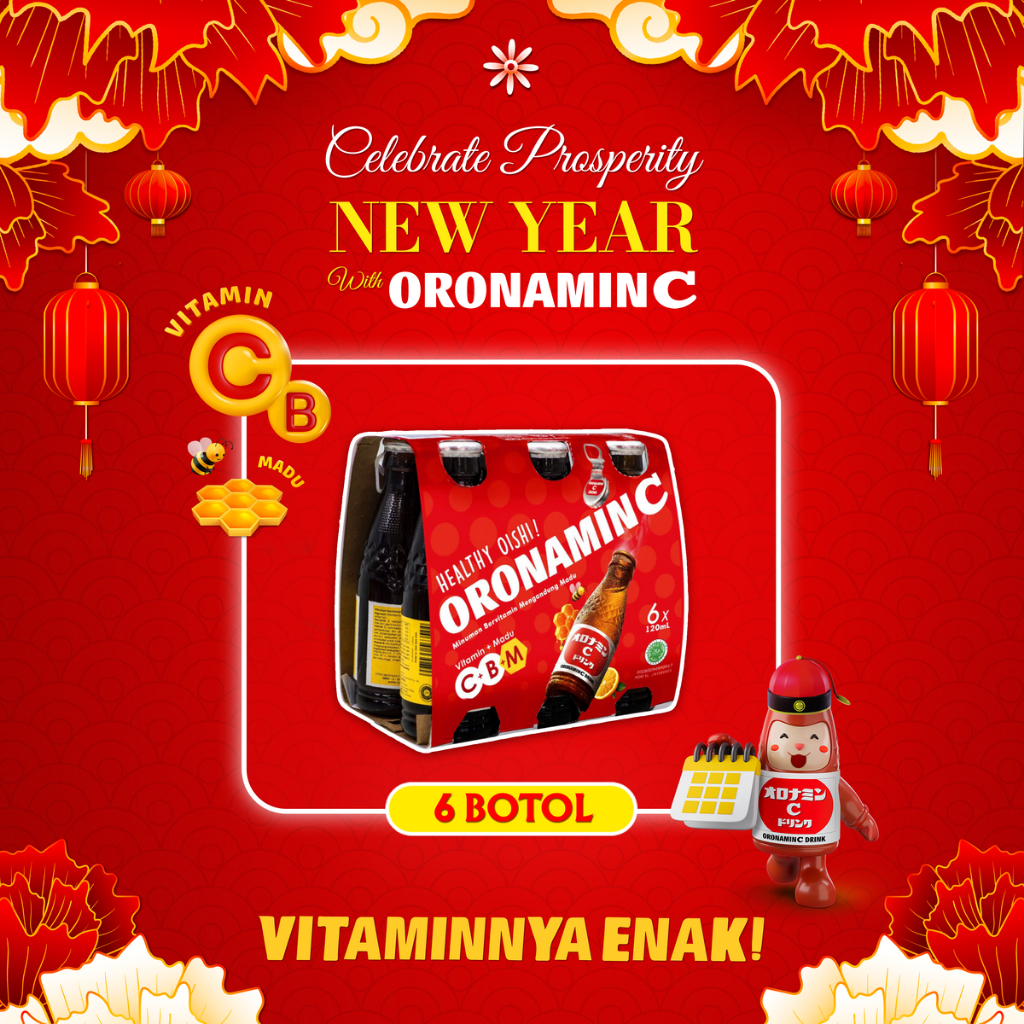 Jual ORONAMIN C DRINK 120ml - Cluster Pack (6 Botol) | Shopee Indonesia