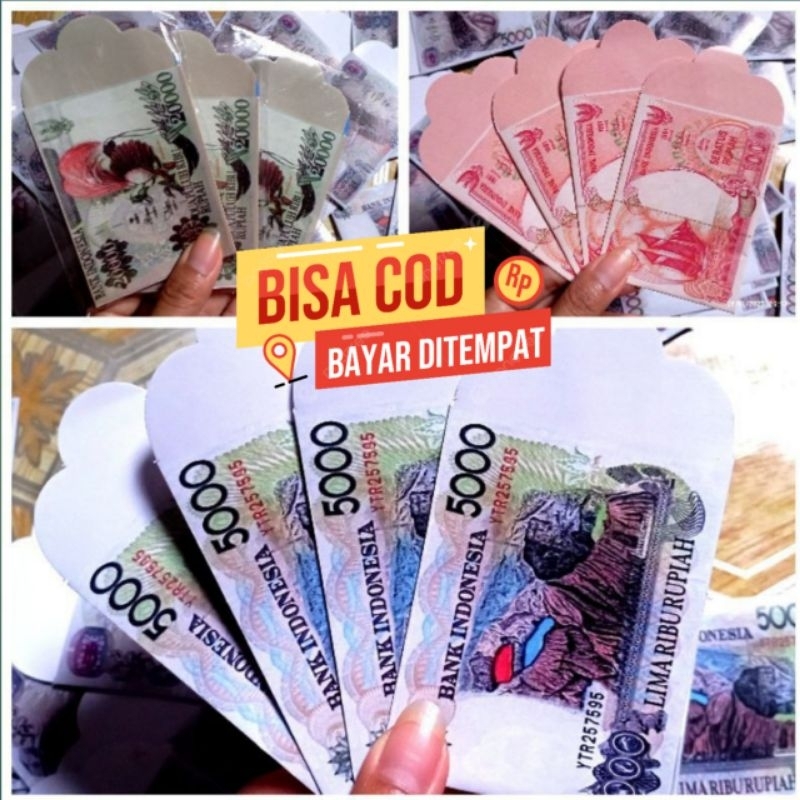 Jual Amplop Lebaran Motif uang jadul 2025 | Shopee Indonesia