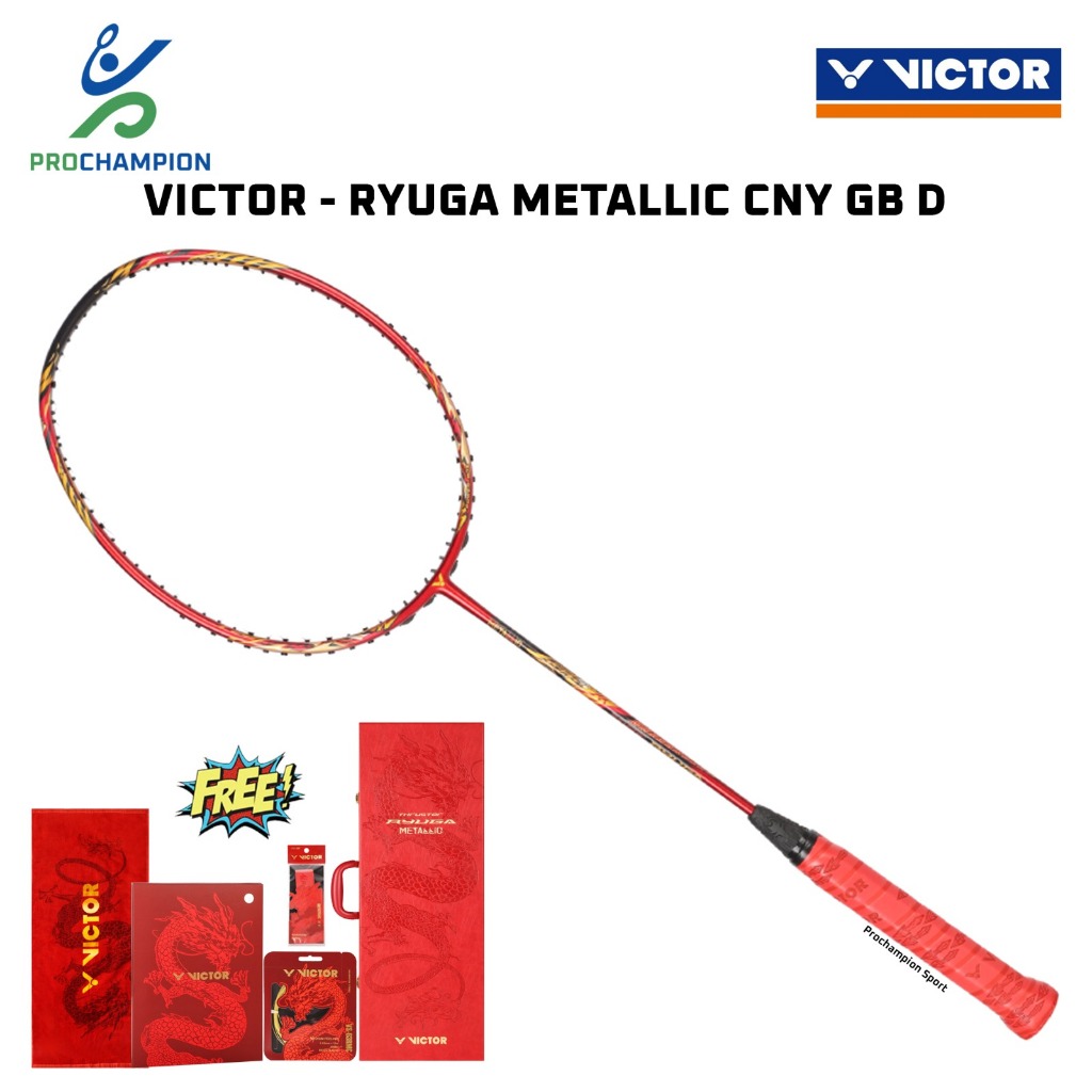 Jual Raket Badminton Victor Ryuga Metallic CNY GB D Chinese New Year ...