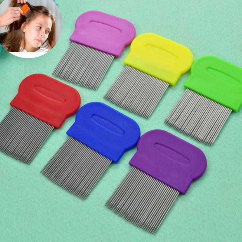 Jual Sisir Serit Kutu Rambut Gagang Pendek Sisir Rapat Pembasmi Ketombe ...