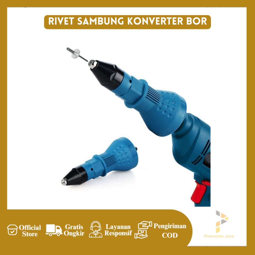 Jual Alat Rivet Tang Rivet Ripet Sambung Konverter Bor Rivet Gun ...