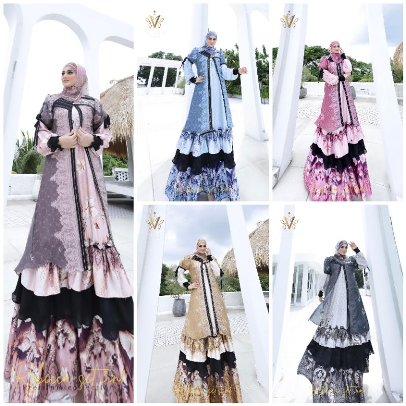 Jual GAMIS SET REBECCA VOL 3 By TREVANA (ready ) | Shopee Indonesia