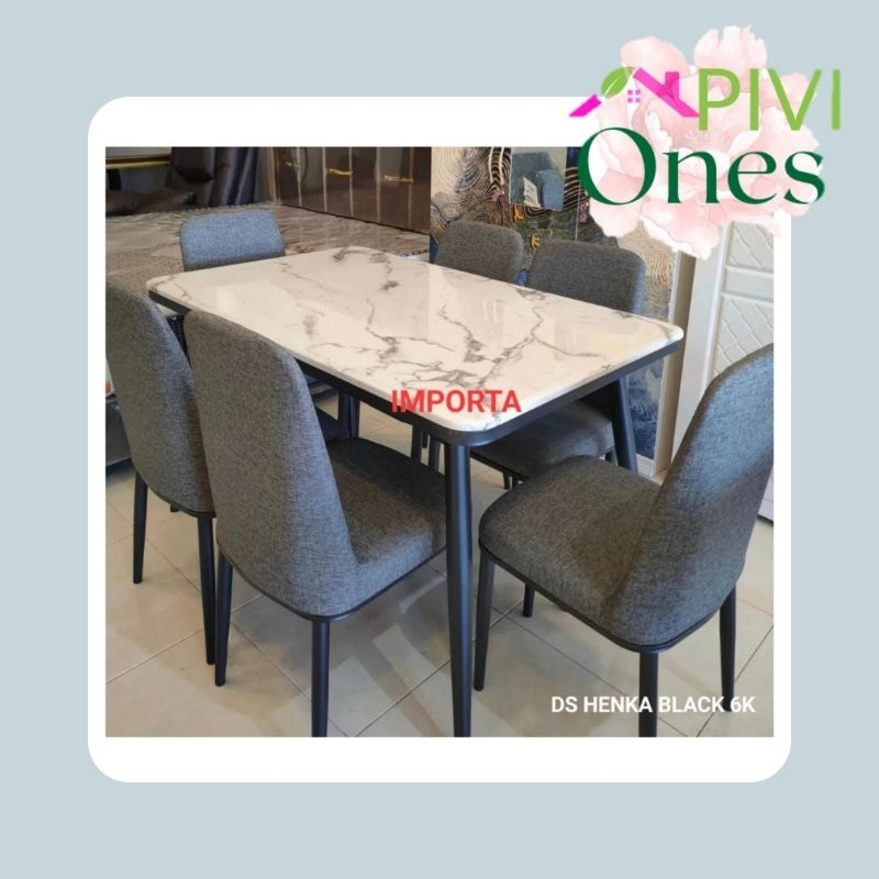 Jual Meja Makan Marmer 6 Kursi Importa Minimalis Elegan Khusus ...