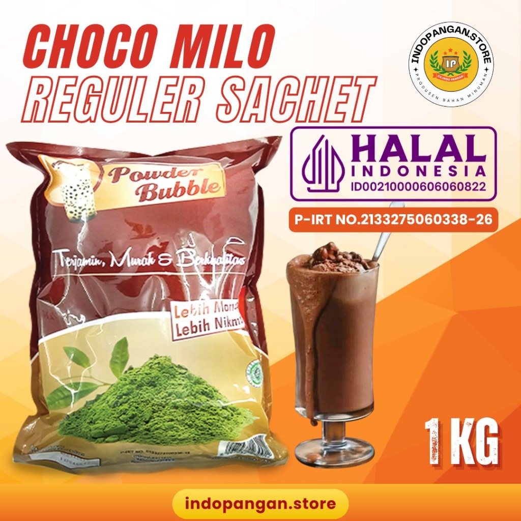 Jual Powder Rasa Cokelat Milo 1 Kg (MIX GULA) Kemasan Sachet - Bubuk ...