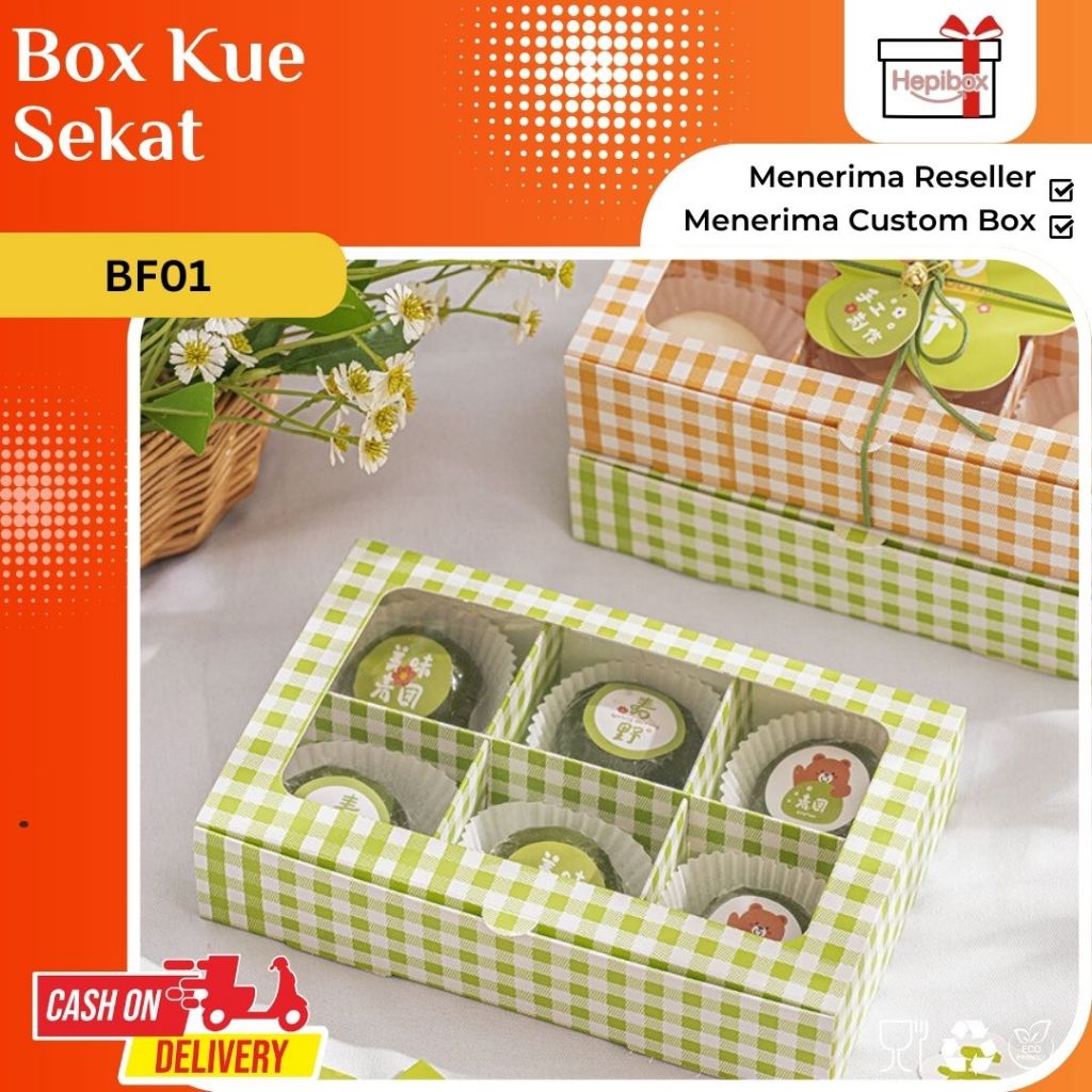 Jual Box Sekat / Box Kue Sekat / Kotak Kue Sekat / Kotak Mooncake / Box ...