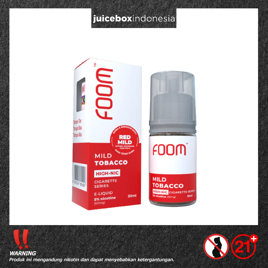 Jual Foom Red Mild V2 Salt 30ml Authentic by Foom Lab | Shopee Indonesia