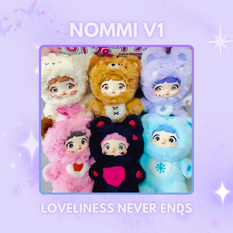 Jual [PROMO] NOMMI V1 blindbox Nommi keychain plush lucu | Shopee Indonesia