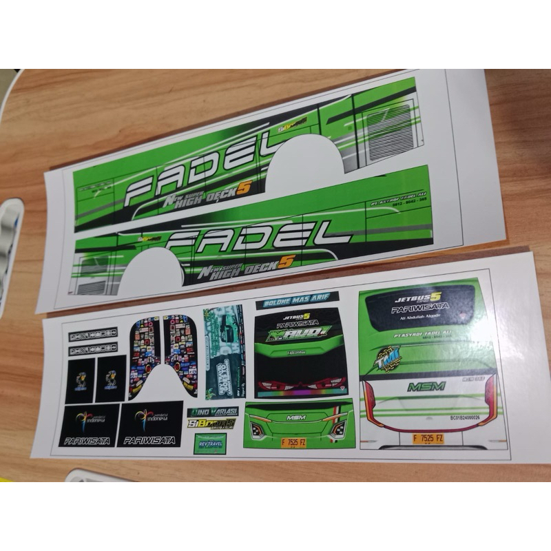 Jual livery bus miniatur Maudi | Shopee Indonesia